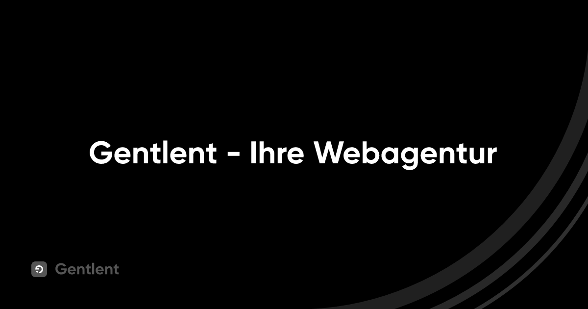 Gentlent - Ihre Webagentur